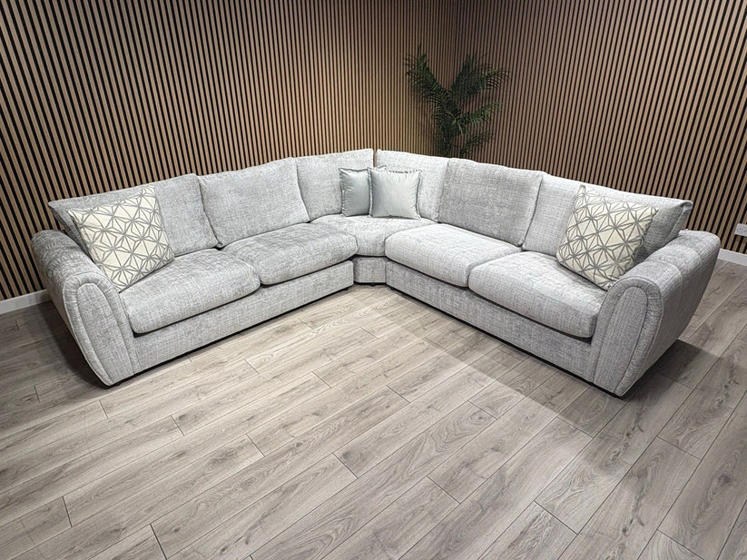 Sofology MARBLE ARCH Style 2 Corner 2 Large Fabric Corner Sofa - RRP ...